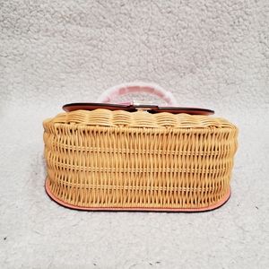 kate spade | Bags | Kate Spade New York Gracie Wicker Medium Top Handle ...